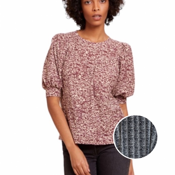 Notations | Tops | Notations Woman Blouse Plus Size 3x Puffed Sleeve ...